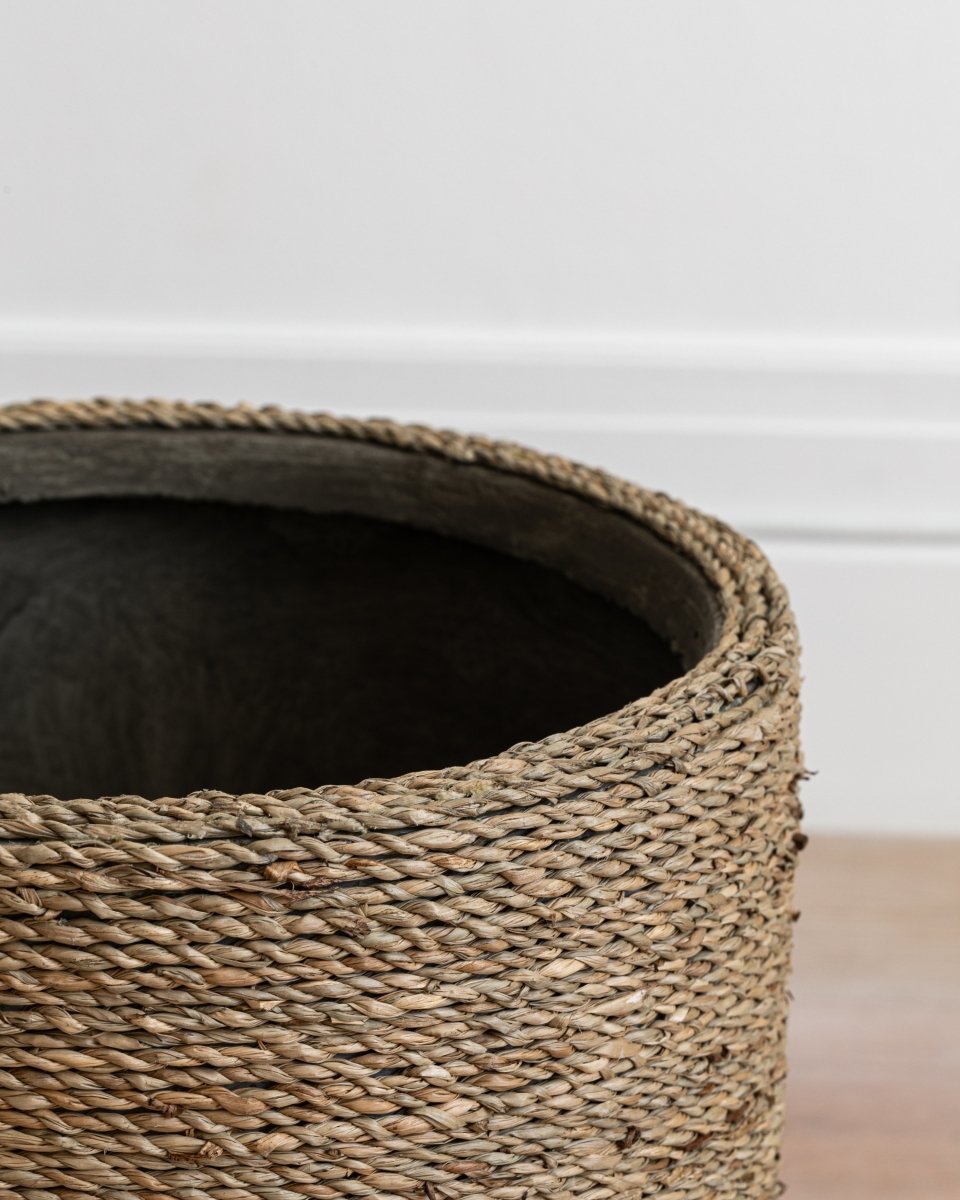 Woven Couple Straw Indoor Planter | Pots & Planters UK – Plant Drop