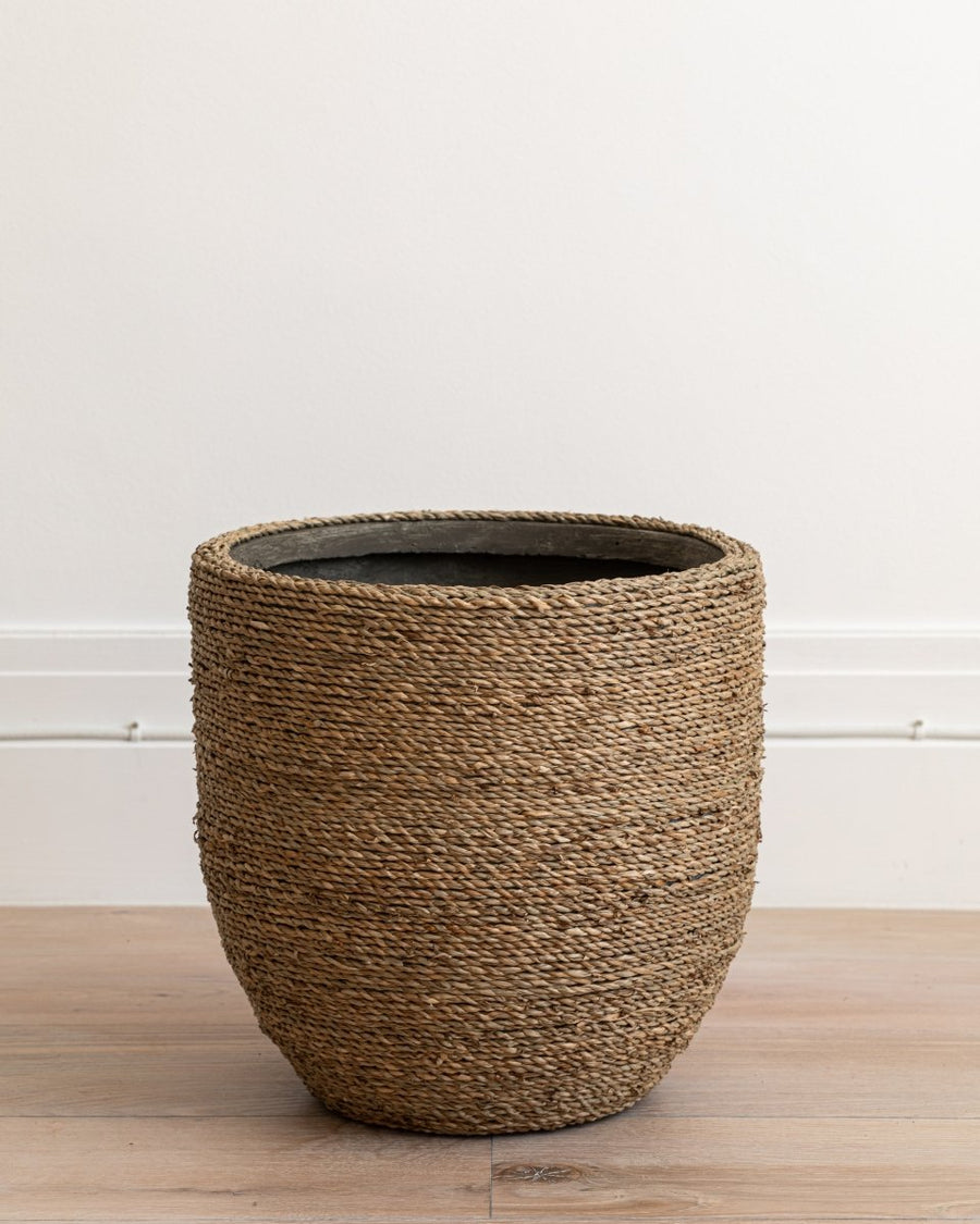 Woven Couple Straw Indoor Planter | Pots & Planters UK – Plant Drop